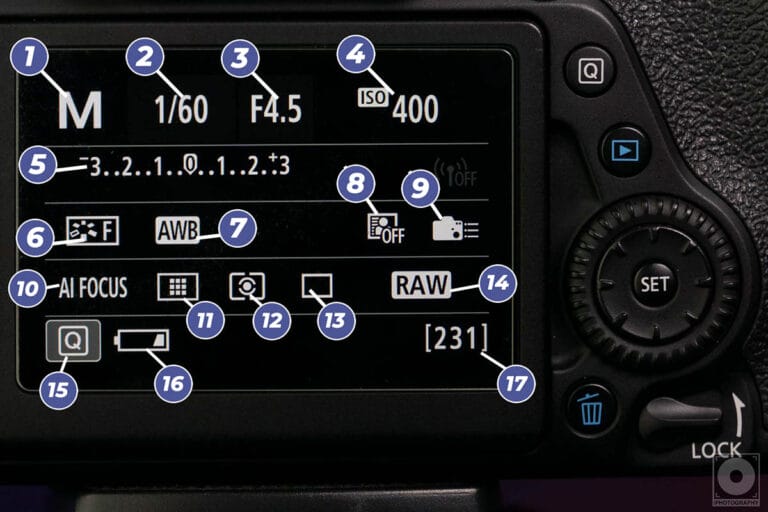 DSLR Camera Buttons Explained (Buttons, Dials and Wheels)