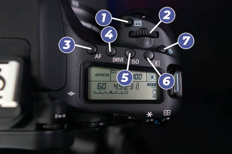 DSLR Camera Buttons Explained (Buttons, Dials and Wheels)