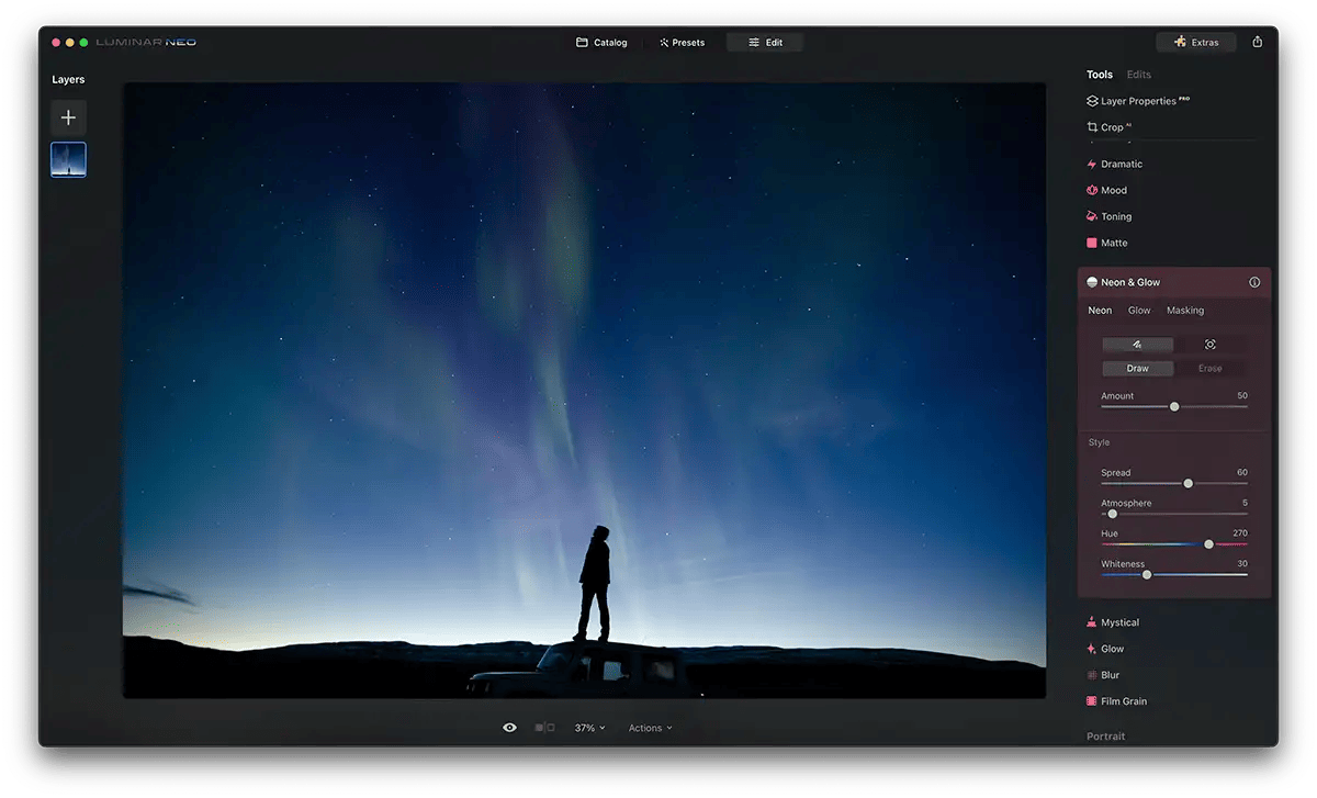 How to Master Neon & Glow in Luminar Neo