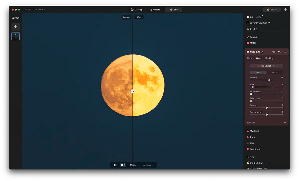How to Master Neon & Glow in Luminar Neo